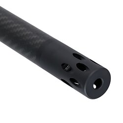 Lightweight Carbon Fiber Barrel with Black Ends and Black Aluminum ...