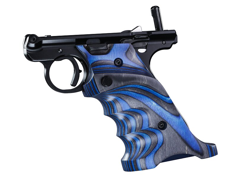 Laminated Grips for MK IV, Blue, Left-Handed | Volquartsen Firearms
