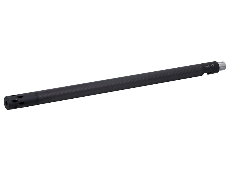 Lightweight Carbon Fiber Barrel with Black Ends and Black Aluminum ...