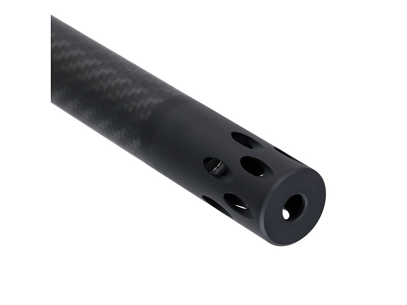 Lightweight Carbon Fiber Barrel with Black Ends and Black Aluminum ...